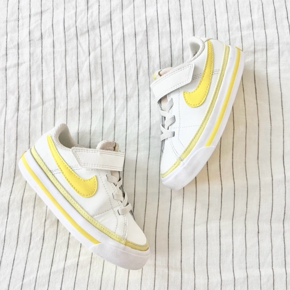 Nike | Shoes | Toddler Nike Court Legacy Summit Whiteopti Yellow ...